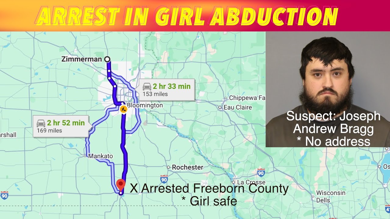 Arrest In Wednesday Abduction Of Girl From Zimmerman, Minnesota *Amber ...