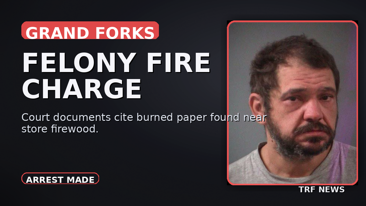 Grand Forks: Man Faces Felony After Store Fire - TRF News