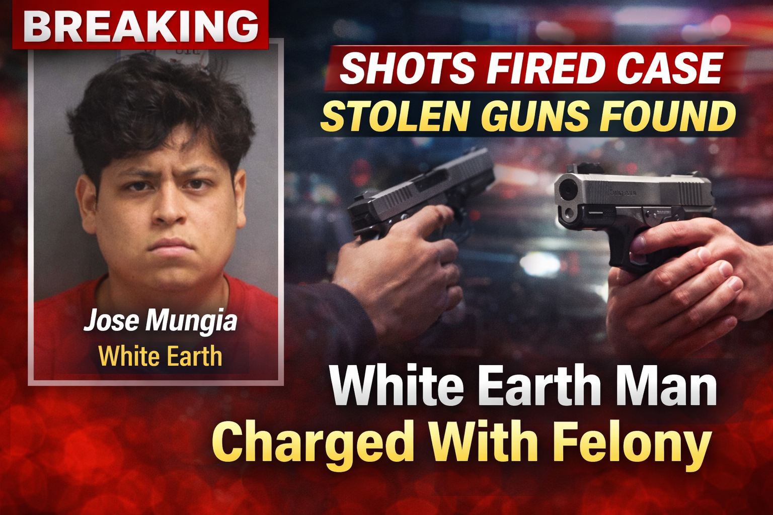 White Earth MN: 2nd Man Charged in Shots Fired Case