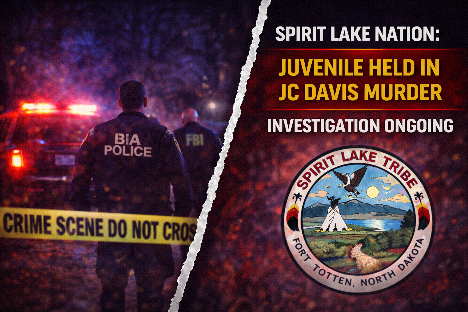 Spirit Lake Nation: Juvenile Held in JC Davis Death
