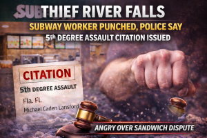 Thief River Falls: Subway Worker Punched, Police Say - TRF News